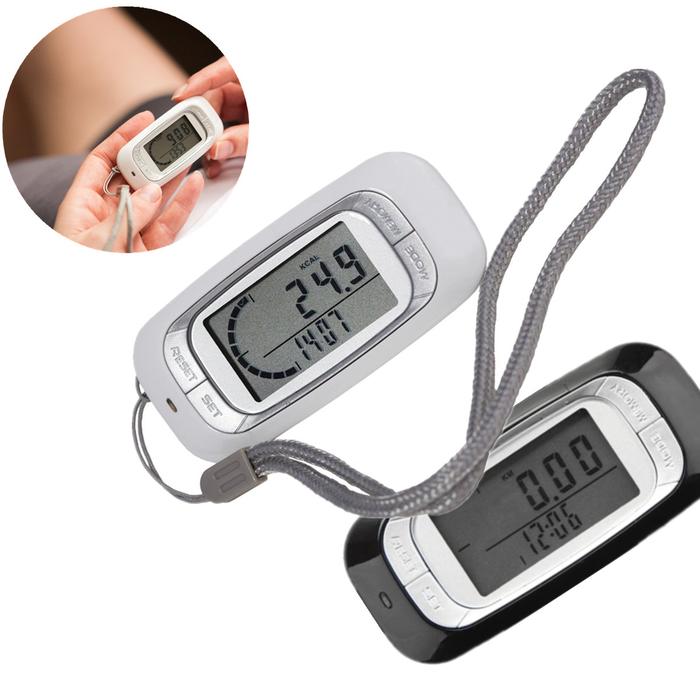 Jual 3D Sensor Running Walking Pedometer Steps Counter Calorie - Kota ...