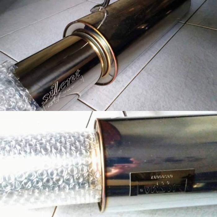 Jual knalpot muffler HKS silent jasma ori japan NOS brand new with box ...