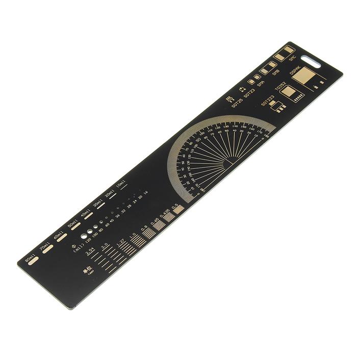 Jual 20cm Multifunctional PCB Ruler Measuring Tool Resistor Capacitor ...