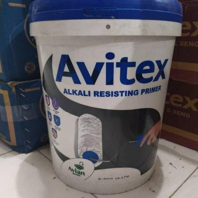 Jual Cat Dasar AVITEX ALKALI RESISTING PRIMER wall sealer PAIL 21KG ...