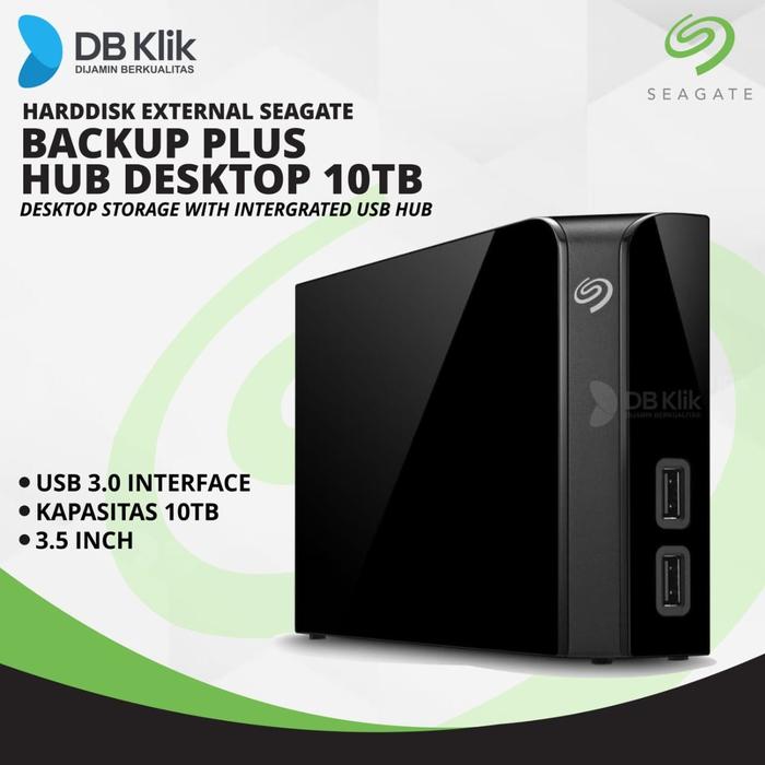 Harddisk External Seagate Backup plus Hub Desktop 10TB 3.5 Inch