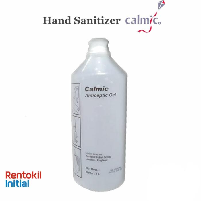 Jual Hand Sanitizer Calmic 1000 ml / Calmic Antiseptik Gel Original 1 ...