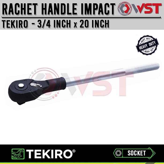 Jual TEKIRO Gagang Rachet Handle Impact 3/4Inch x 20" - Gagang Kunci ...