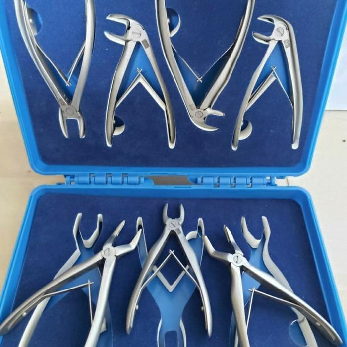 Jual Tang Cabut Gigi anak isi 7 / Extraction Forceps Children set of 7 ...