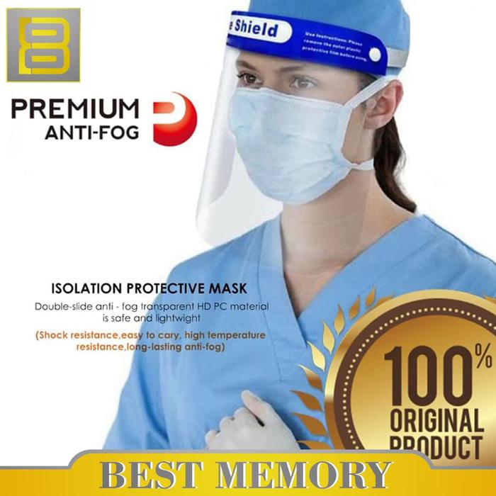 Jual Anti Fog Face Shield Mask/Masker pelindung wajah dr Droplet ...