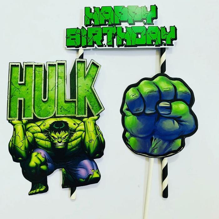 Jual Hulk Topper Cake Birthday/Hiasan Kue Ulang Tahun - Jakarta Barat ...