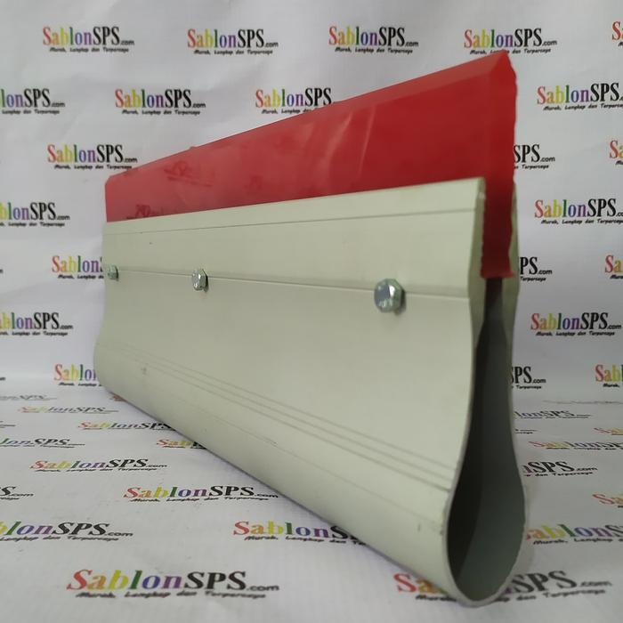 Jual GAGANG RAKEL BESAR ALUMUNIUM + RAKEL MERAH LANCIP P. 15CM 7mmX50mm ...
