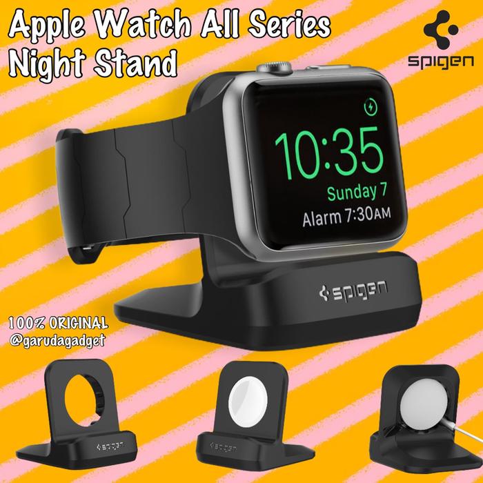 Jual Apple Watch Stand Spigen All Series Holder Docking Night Stand ...