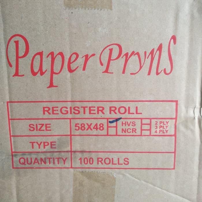 Jual Kertas Struk Register Roll 58 x 65 - 1 Ply Paperpryns - Jakarta ...
