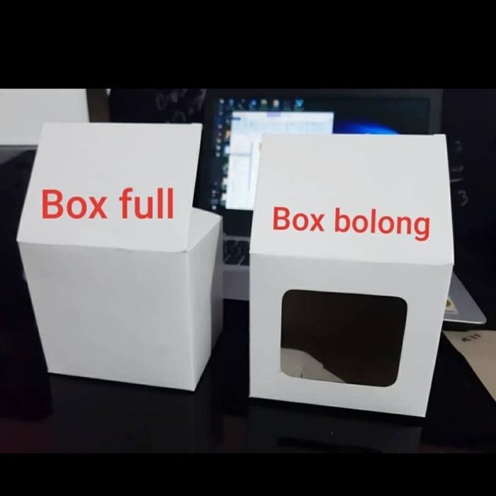 Jual Box putih Duplex Mug Keramik / Kotak dus kado souvenir duplek ...