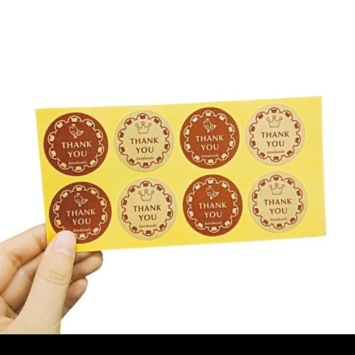 Jual Sticker Label Kue Kemasan/Sticker Thank You - Kota Tangerang ...