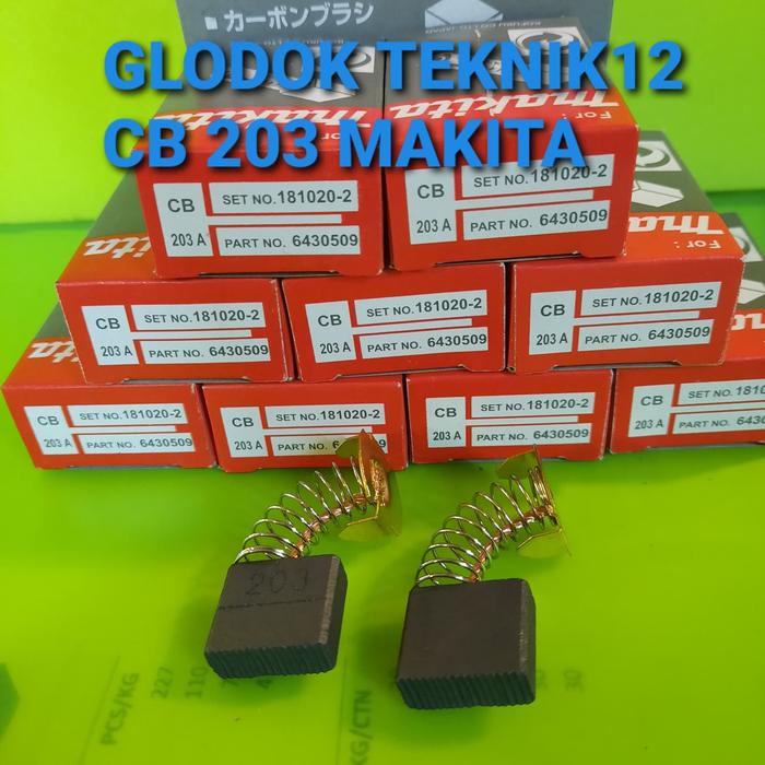 Jual CARBON BRUSH MAKITA CB 203 A / ARANG / SPUL / SEPUL / BOSTEL / KUL - Jakarta Barat - GLODOK ...