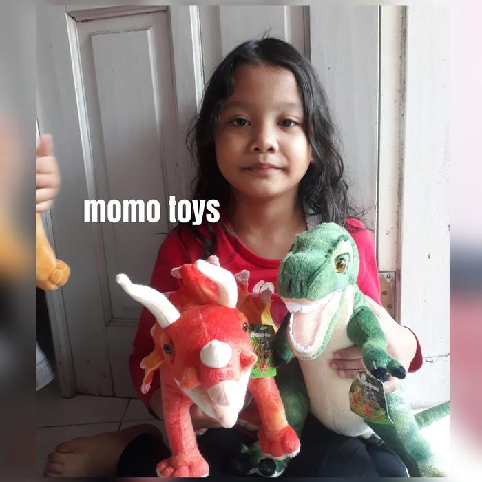 Jual Paket Boneka 2 Dinosaurus Triceratops & Tirex - Kab. Bogor - Momo ...