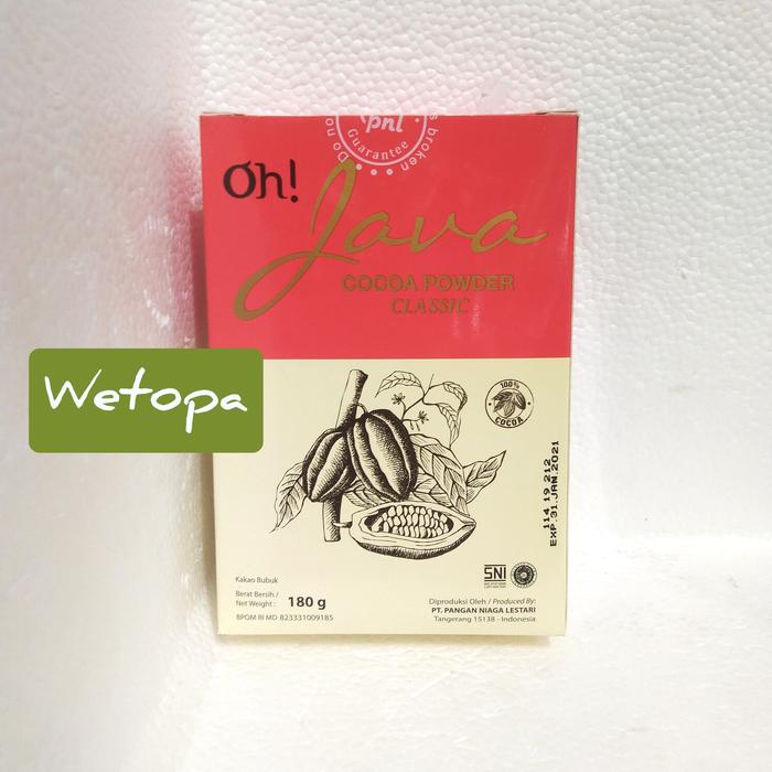 Jual Bt Java classic cacao powder 180gr - Jakarta Selatan - wetopa ...