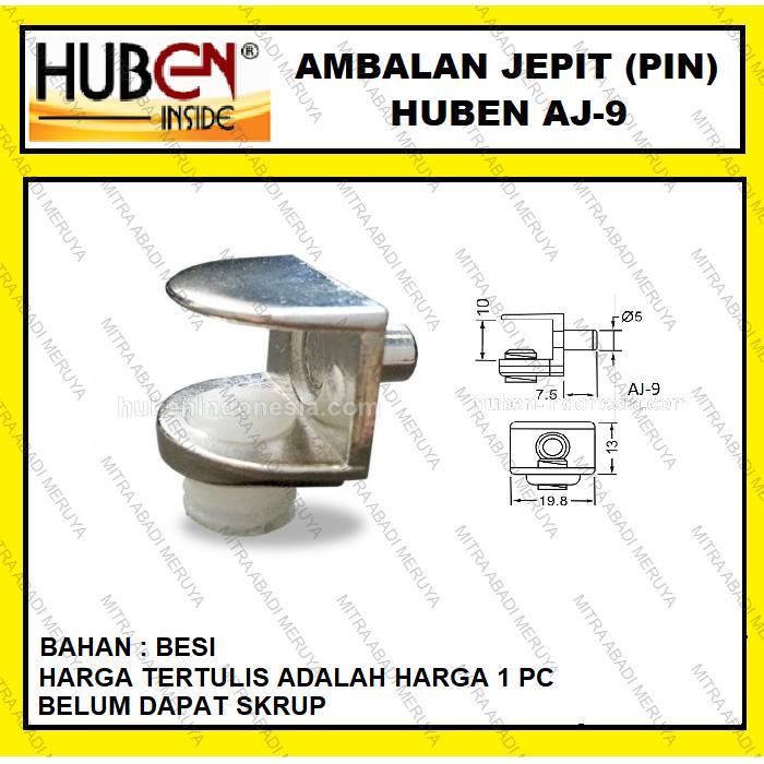 Jual Ambalan Jepit Kaca HUBEN (Model Pin) AJ-9 - Kota Tangerang Selatan - MitraAbadi Serpong ...