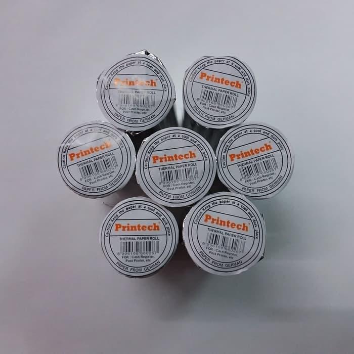 Jual Kertas Thermal / Thermal Paper PRINTECH 57 x 30 MM Coreless ...