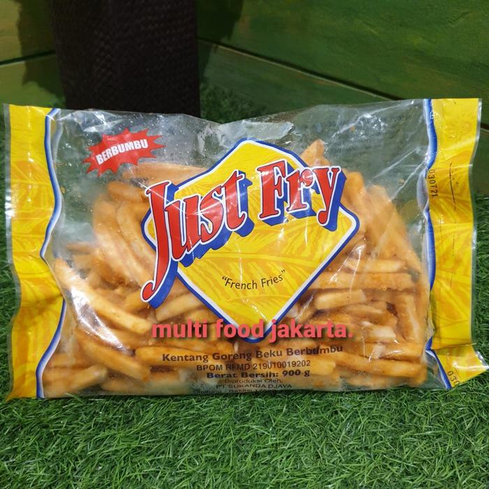 Jual Kentang Just Fry berbumbu / french fries just fry seasoned 900gr ...