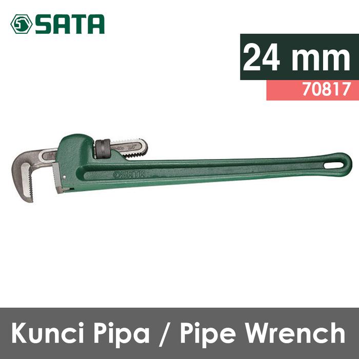 Promo Kunci Pipa - Pipe Wrench 24 Inch 70817 SATA TOOLS Cicil 0% 3x ...