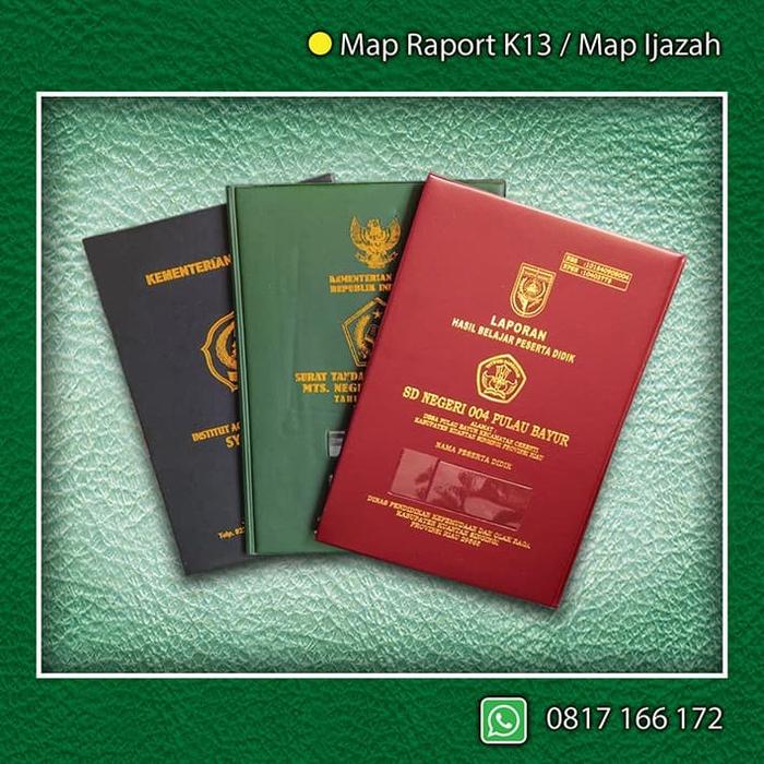 Jual Map Raport K13 (isi 10 lembar/20 kantong) + Busa + Siku - Kota ...