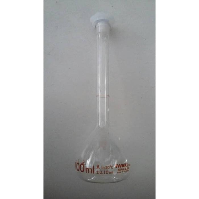 Jual Labu Ukur 100ml pyrex volumetric flask 100 ml - Kota Tangerang ...
