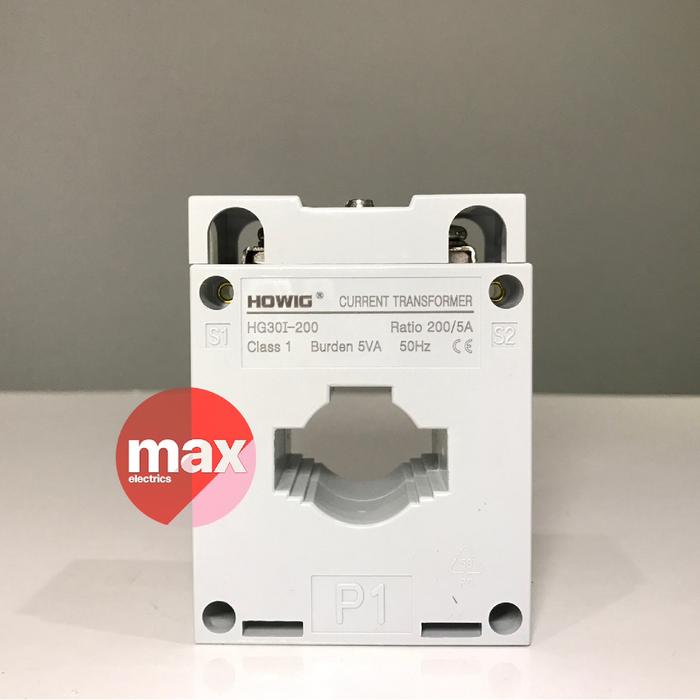 Jual CT HOWIG - HG30i-200, 200/5A, Class 1, 5VA (Current Transformer ...