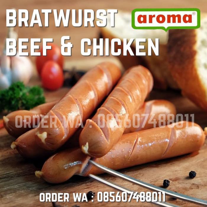 Jual RAJA RASA by AROMA Beef Chicken Bratwurst 500gr Sosis Sapi Ayam ...