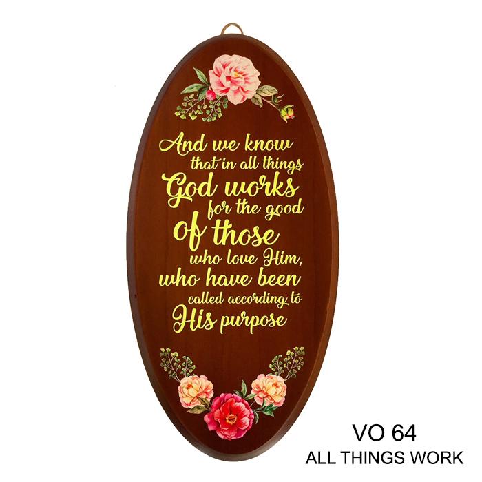 Jual Hiasan Dinding / Wall Decor - Plakat Kayu VO - VO-64 - Jakarta ...