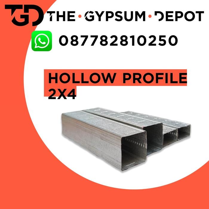 Jual Hollow Profile 2x4 4meter / Holo Gipsum / Hollo Gypsum Lipat ...