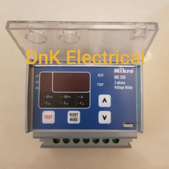 Jual 3 Phase Voltage Relay Merk MIKRO MU 250 - Jakarta Barat - DnK ...