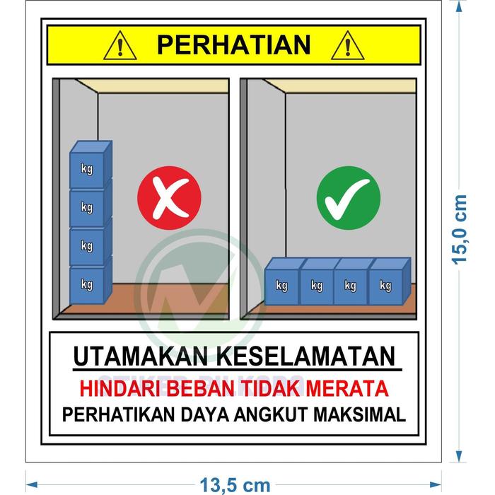 Jual stiker BEBAN LIFT 15X13,5CM - Kota Tangerang Selatan - Stiker ...