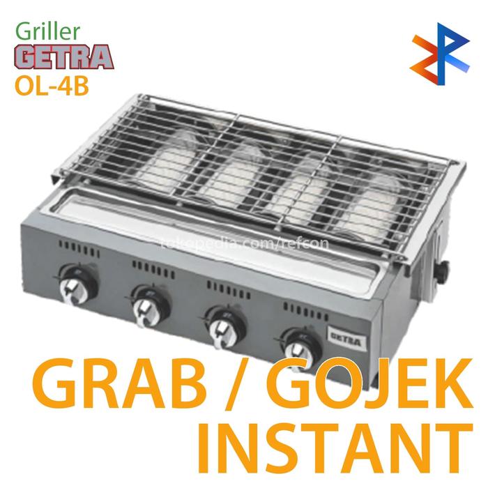 Promo Griller GETRA OL 4B / OL 4 B Kompor Gas Pemanggang 4 Tungku Cicil ...