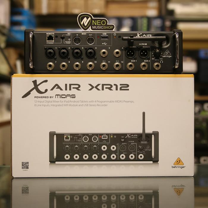 Jual Digital Mixer With Wifi Behringer X AIR XR12 / XR-12 - Kota ...