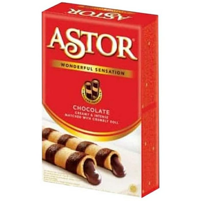Harga Astor Wafer Roll Chocolate 40 gr hari ini Jumat, 11 Okt 2024 22. ...