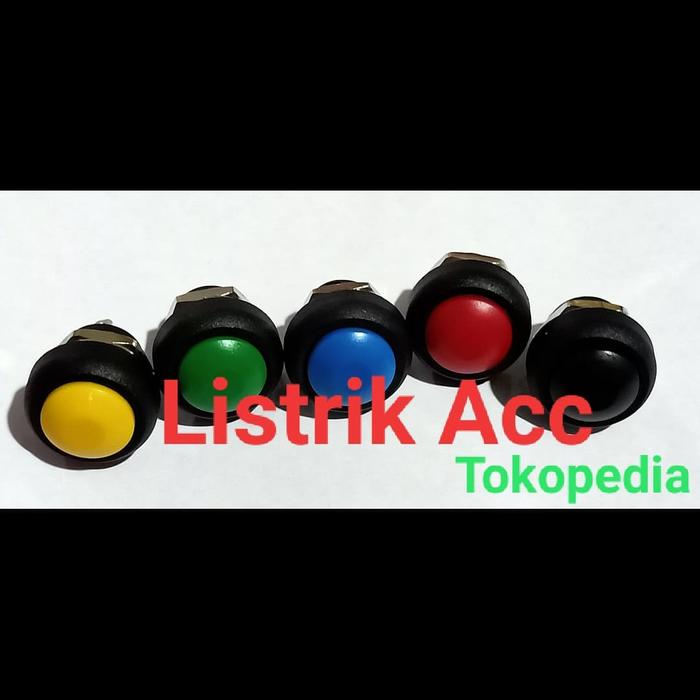 Jual Push Button Pendek / Tombol Saklar PTT / Switch Push ON / Saklar ...