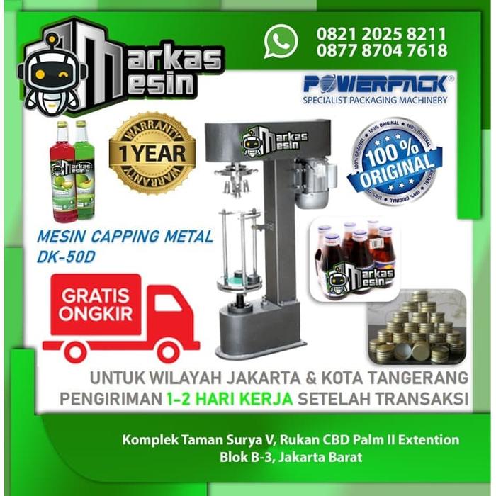 Jual Capping Machine Mesin Penutup Botol Metal DK-50D - Jakarta Barat ...