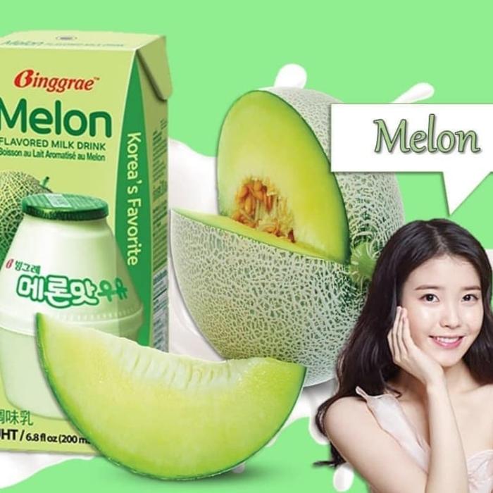 Jual BINGGRAE FLAVORED MILK BANANA/STRAWBERRY/MELON/LYCHEE DRINK/SUSU ...