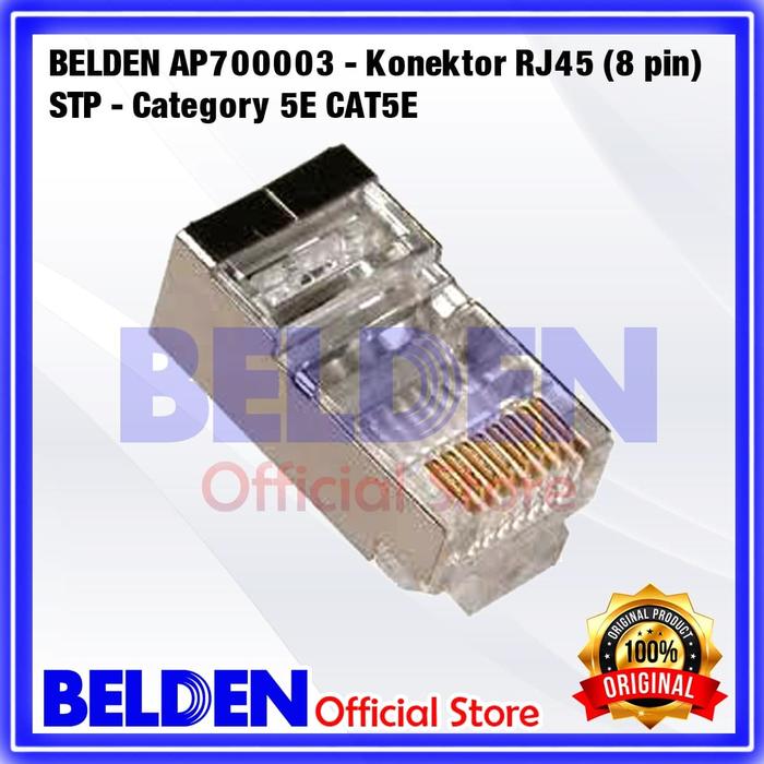 Jual BELDEN AP700003 - Konektor RJ45 (8 pin) - STP - 5E / CAT 5E ...