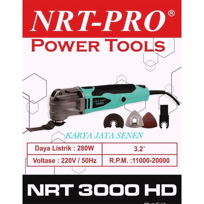 Jual NRT PRO Multi Tool Machine Multi Cutter Oskilasi NR 3000 HD ...