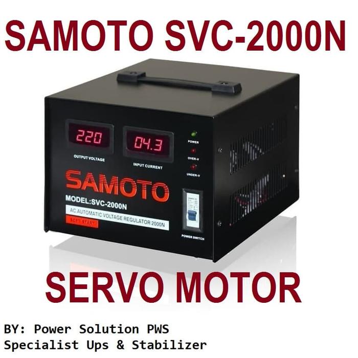 Jual Stabilizer Samoto stabiliser 2000 VA Stavol Listrik SMT Svc Avr ...