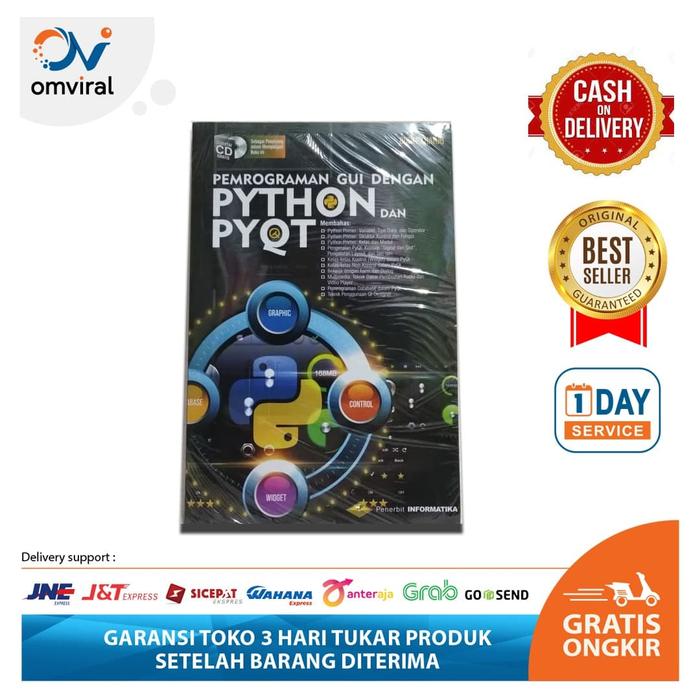 Jual PEMROGRAMAN GUI DENGAN PHYTON DAN PYQT - Kab. Bekasi - Omviral Online Shop | Tokopedia