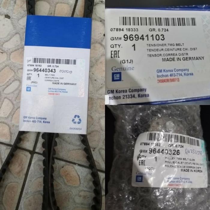 Jual Paket TIMING BELT set CAPTIVA DIESEL NFL original GM - Jakarta ...