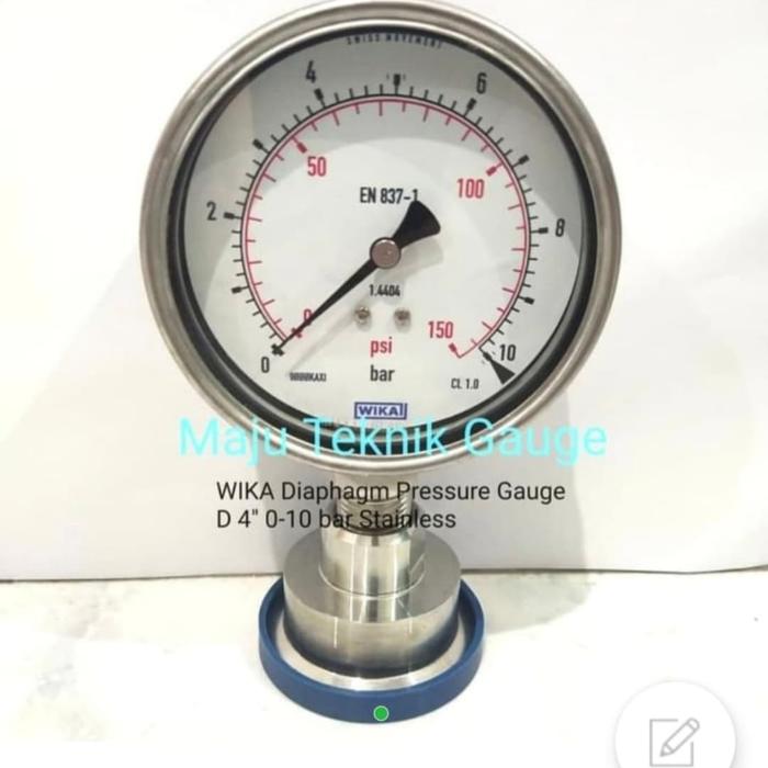 Jual WIKA Pressure Gauge Diaphragm - Jakarta Utara - Maju Teknik Pressure Gau | Tokopedia