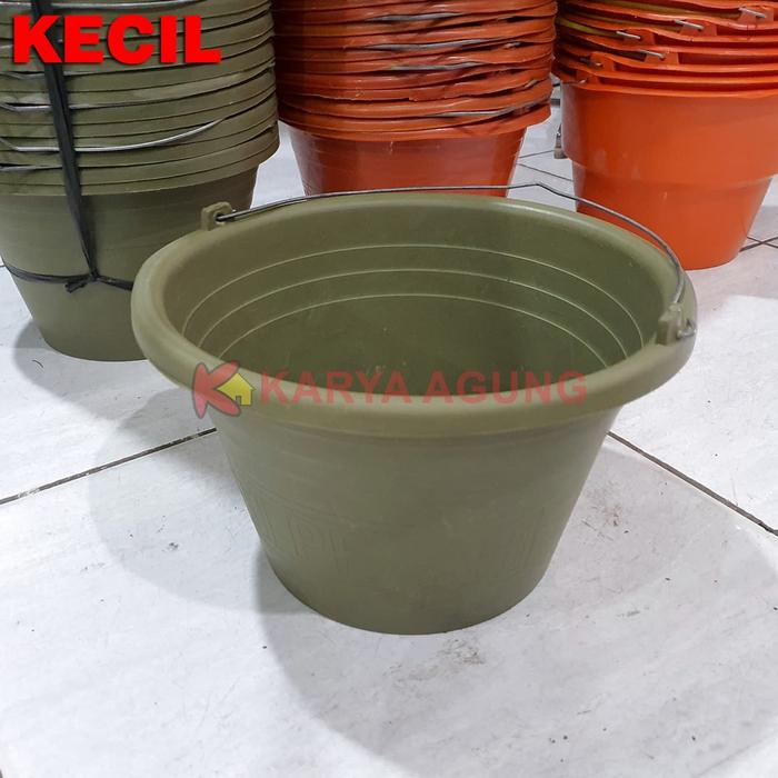 Jual Ember Cor Plastik KECIL Anti Pecah HIJAU / Adukan Air Proyek ...