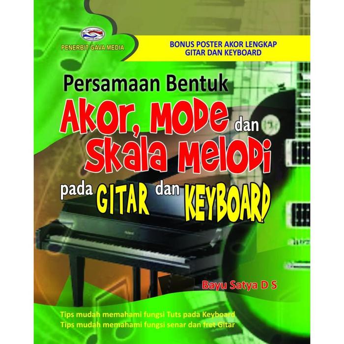 Jual Persamaan Bentuk Akor, Mode dan Skala Melodi pada Gitar dan ...