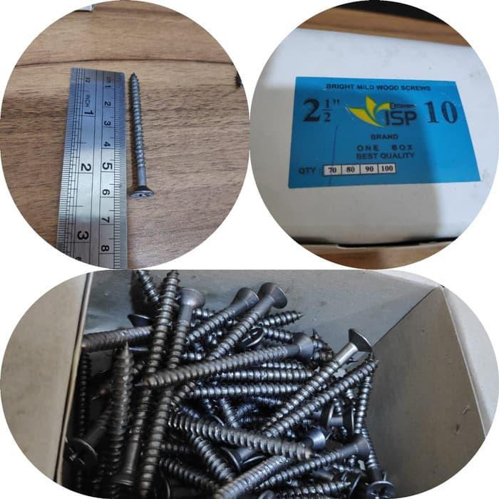 Jual Skrup Kayu Plus 2.5 x 10 ISP Sekrup 70 pcs - Jakarta Utara ...