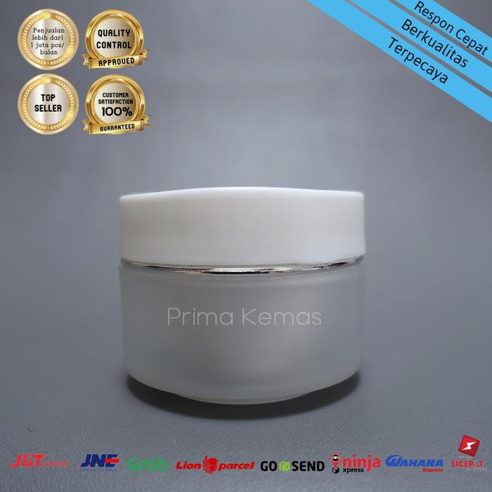 Jual Pot Krim - pot kosmetik - Pot Cream PP Bunga 15 gr White - Kota ...