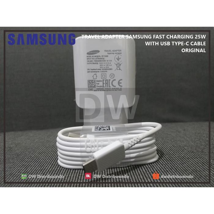Jual TRAVEL ADAPTER CHARGER SAMSUNG EP-TA300 FAST CHARGING 25W ORIGINAL ...