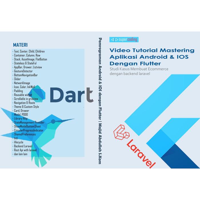 Jual video tutorial membuat aplikasi android dan ios dengan flutter ...