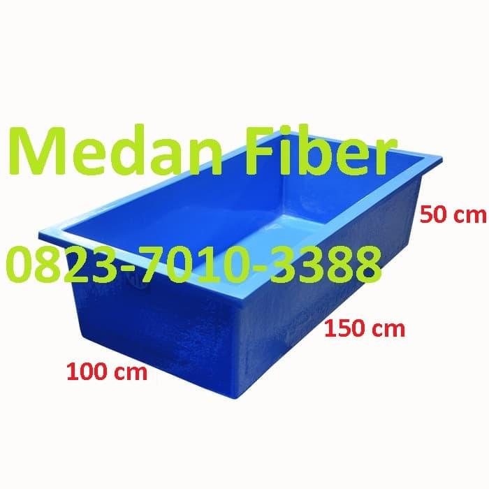 Jual Bak Fiber Ukuran 150 cm x 100 cm x 50 cm Kolam Ikan Fibber ...