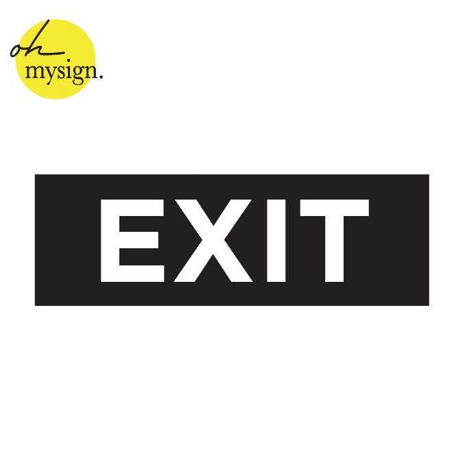 Jual Sign Exit | Acrylic Sign Board | Sign Pintu Keluar - Jakarta Timur ...